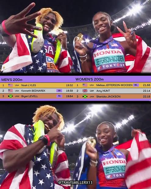 🇺🇸 Team USA Sweeps World Championships 200m Gold Medals for