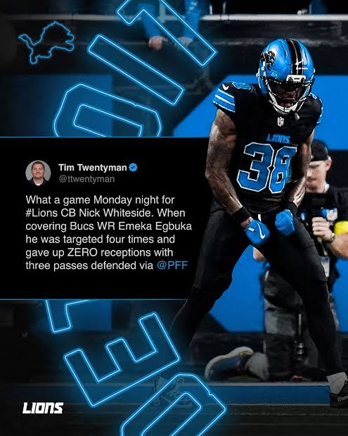 Detroit Lions CB Nick Whiteside has special plans for his first
